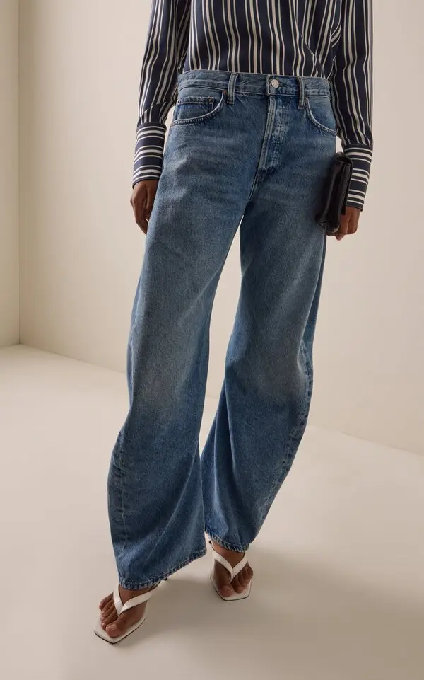 AGOLDE Spiral Rigid Mid-rise Barrel-leg Jeans