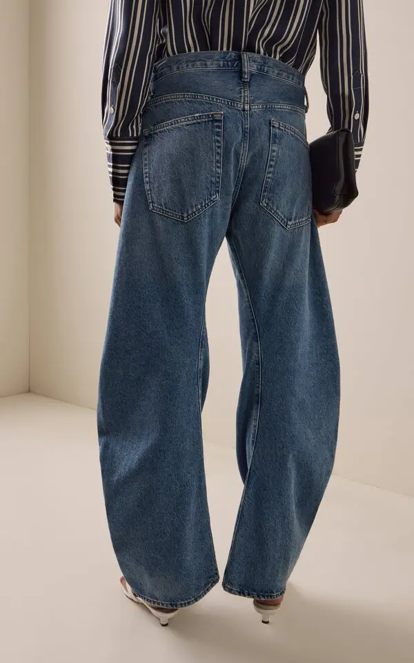 AGOLDE Spiral Rigid Mid-rise Barrel-leg Jeans