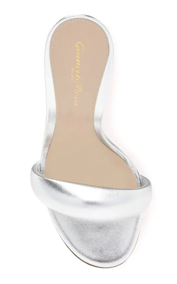 GIANVITO ROSSI Leather Bijoux Mule 85