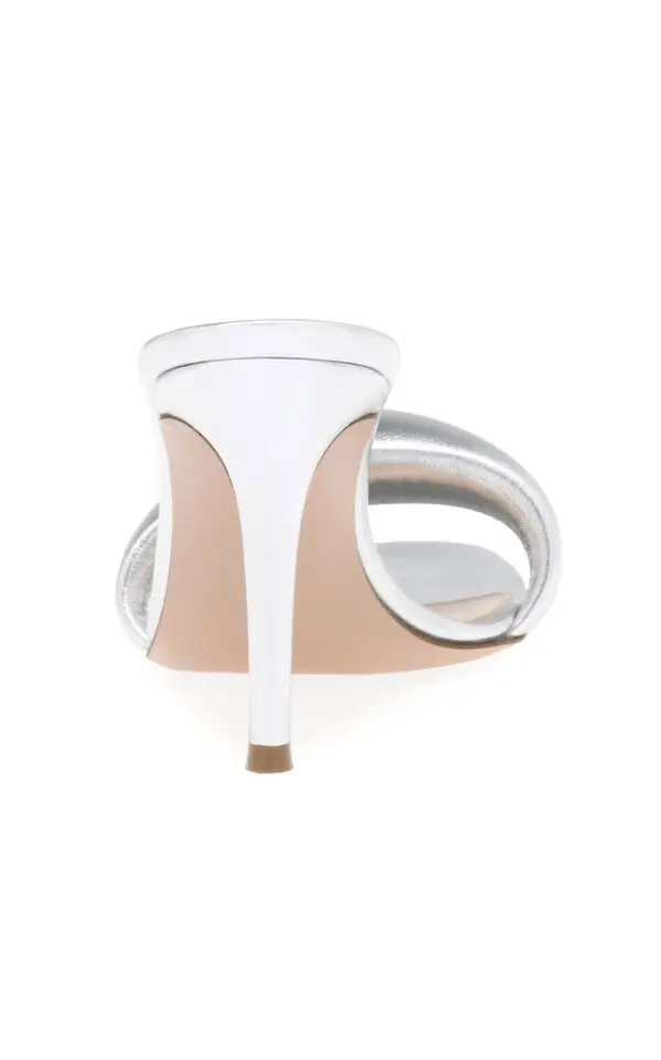 GIANVITO ROSSI Leather Bijoux Mule 85
