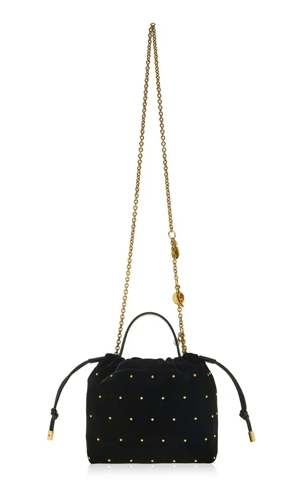 Chloé Studded Velvet Pouch