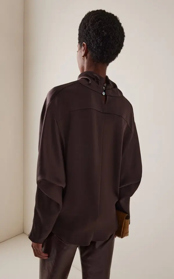 Citizens Of Humanity Ilaria Draped Satin Top