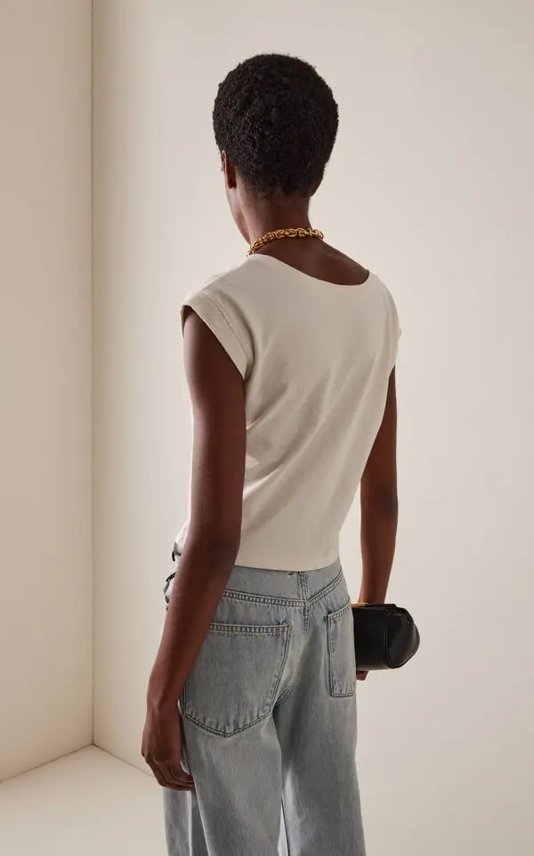 RE/DONE X Kaia Gerber Frankie Cotton T-shirt