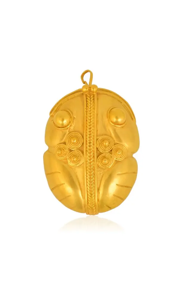CANO Hampi 24k -plated Pendant Brooch