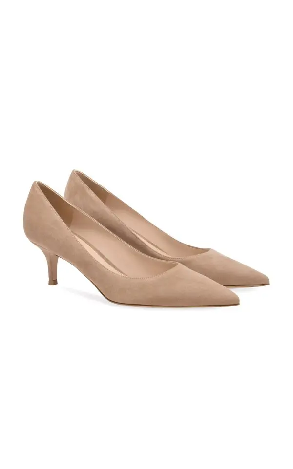 GIANVITO ROSSI 55 Leather Pumps
