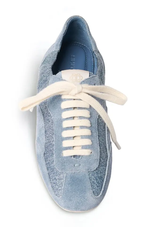Simkhai Georgie Denim Leather Combo Sneaker