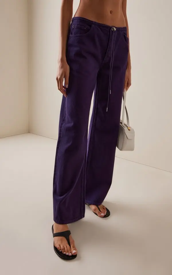 Still Here Cool Rigid Mid-rise Straight-leg Jeans