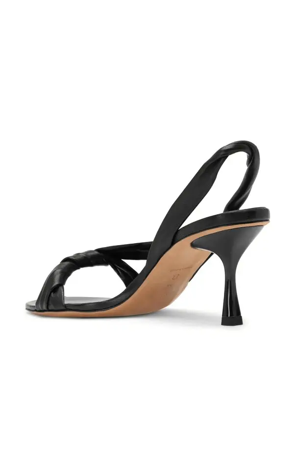 Studio Amelia Siena Braided Heel - Black