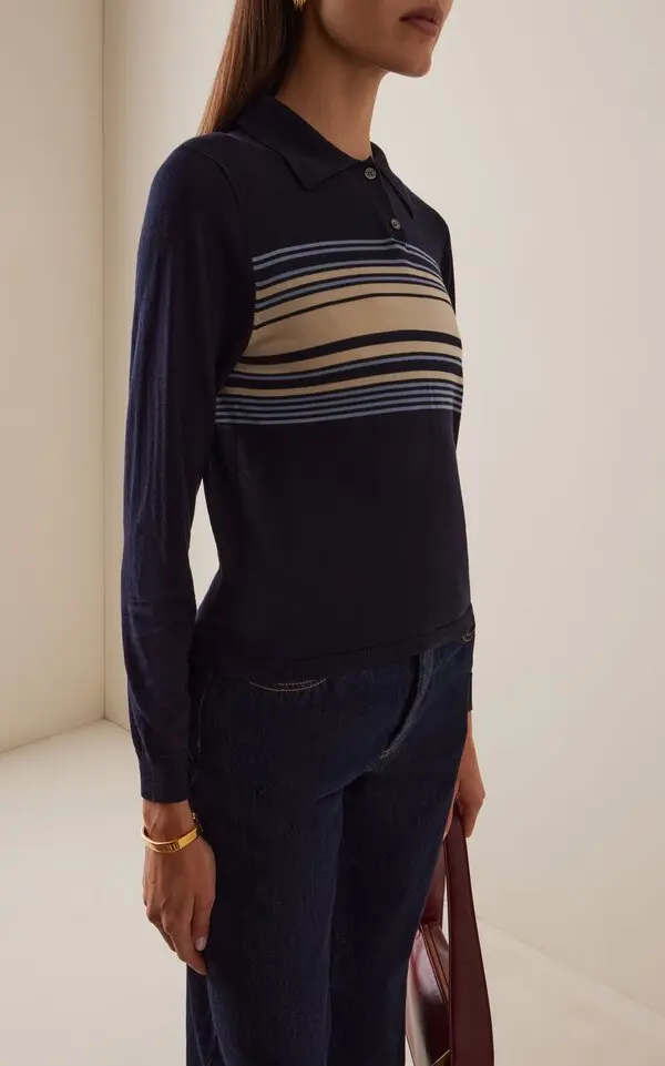 Still Here Daughter Striped Knit Sweater