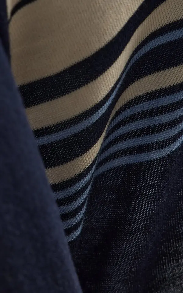 Still Here Daughter Striped Knit Sweater