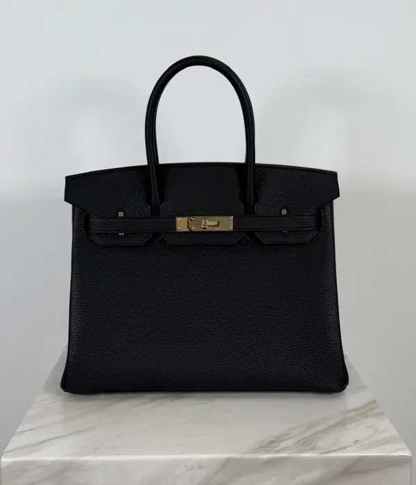 Hermès Birkin Togo Permabrass Hardware - Black