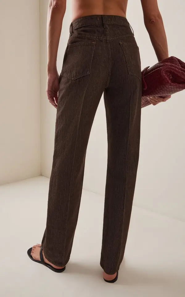 Ossou Noon Rigid Mid-rise Straight-leg Jeans