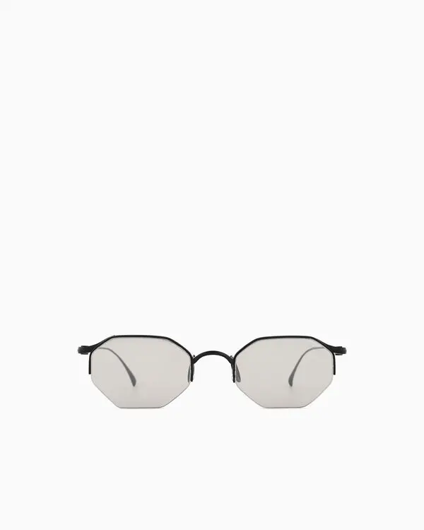 Giorgio Armani Irregular-shaped Sunglasses - Black