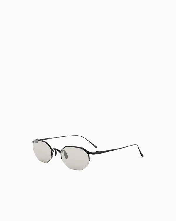 Giorgio Armani Irregular-shaped Sunglasses - Black