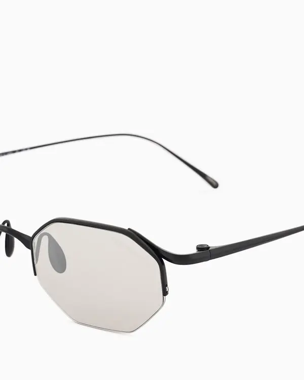 Giorgio Armani Irregular-shaped Sunglasses - Black