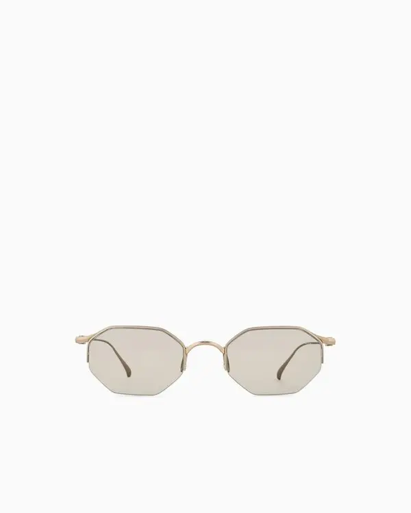 Giorgio Armani Irregular-shaped Sunglasses - Gold