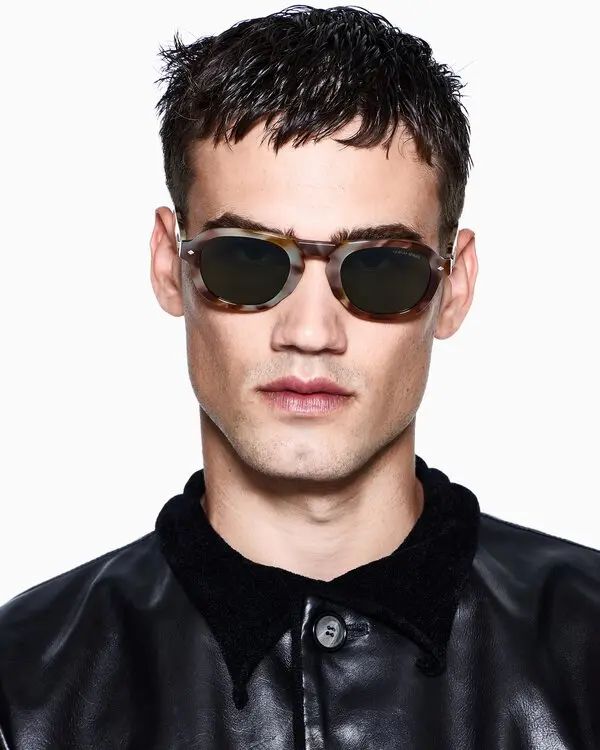 Giorgio Armani Pillow-shaped Sunglasses For - Brown