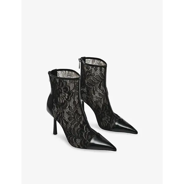 Steve Madden Arlette Lace Heeled Ankle Boots