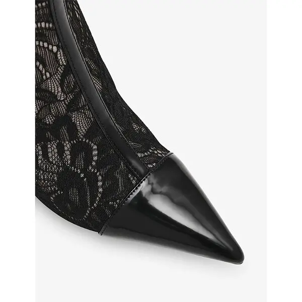 Steve Madden Arlette Lace Heeled Ankle Boots
