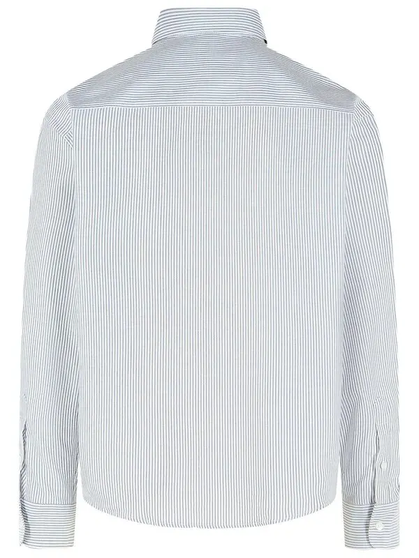 AMI Paris De Cœur' And White Cotton Shirt