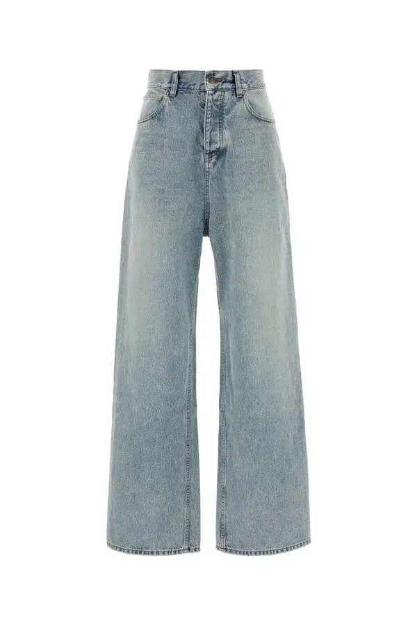 Balenciaga Baggy Fit Jeans - Multicolor