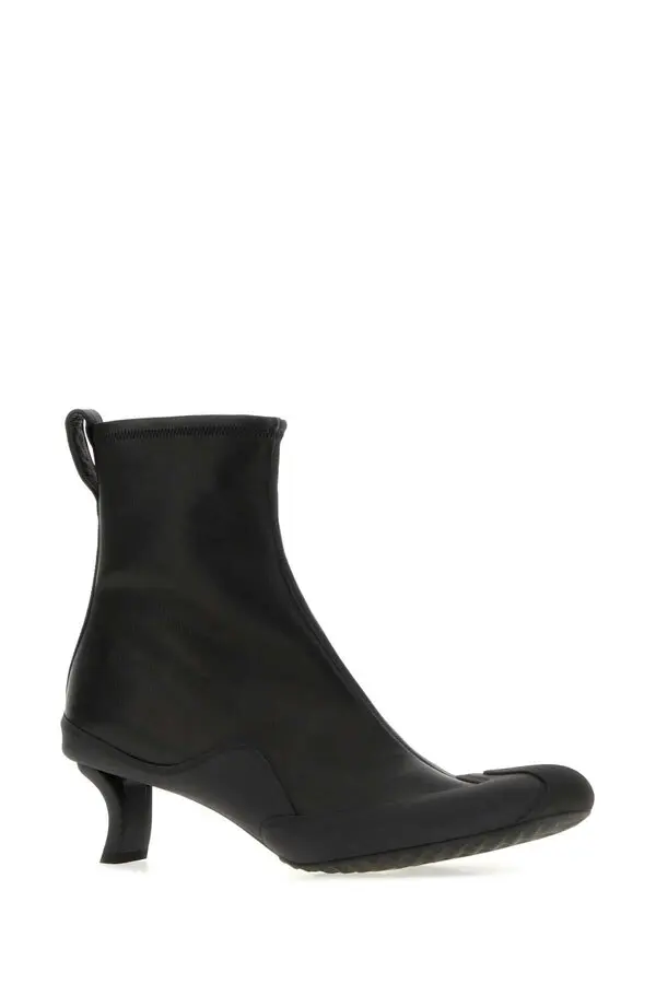 Loewe Leather Dive Ankle Boots - Black