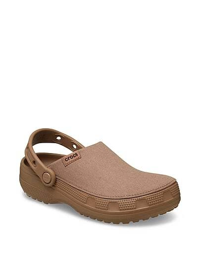 Pink Crocs Classic Crafted Canvas Clog - Brown