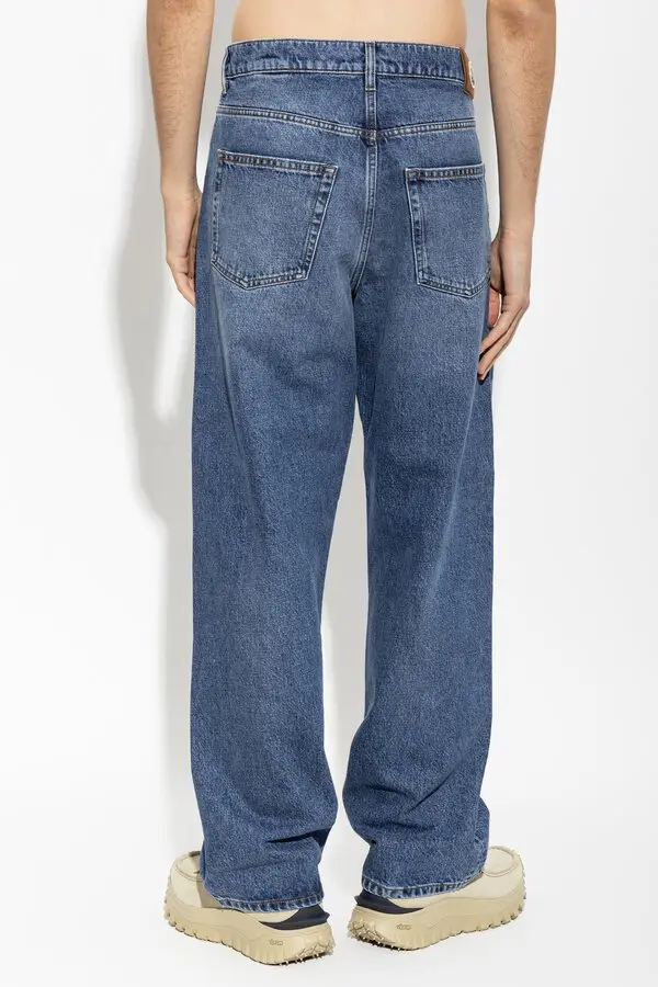 Moncler Jeans With Logo Patch