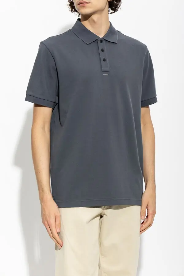 Moncler Polo Shirt With Logo