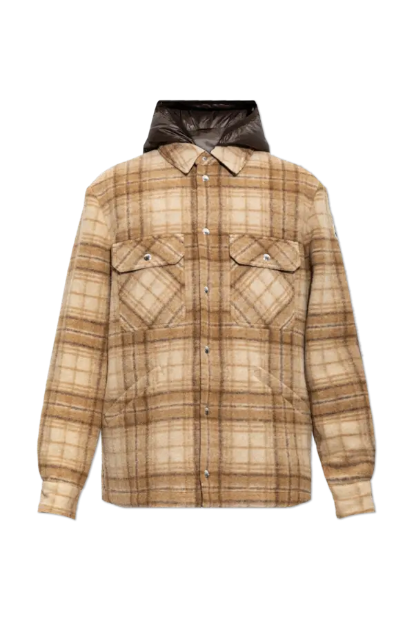 Moncler Hooded Jacket - Brown