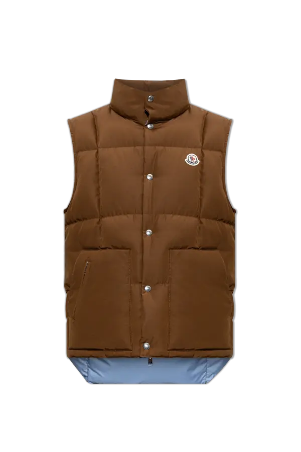 Moncler Brumelune" Puffer Vest - Brown