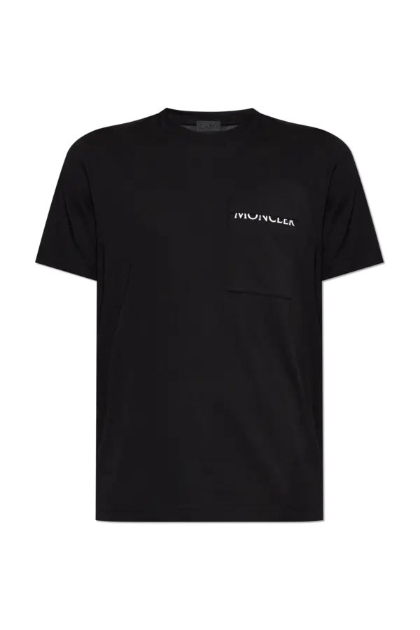 Moncler T-shirt With Pocket - Black