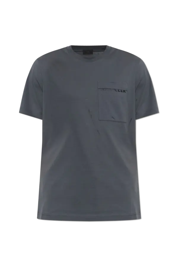 Moncler T-shirt With Pocket - Grey