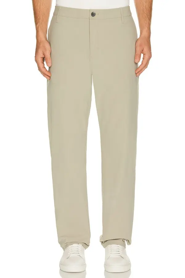 Vuori Meta Classic Fit Trouser In Beige - Truffle