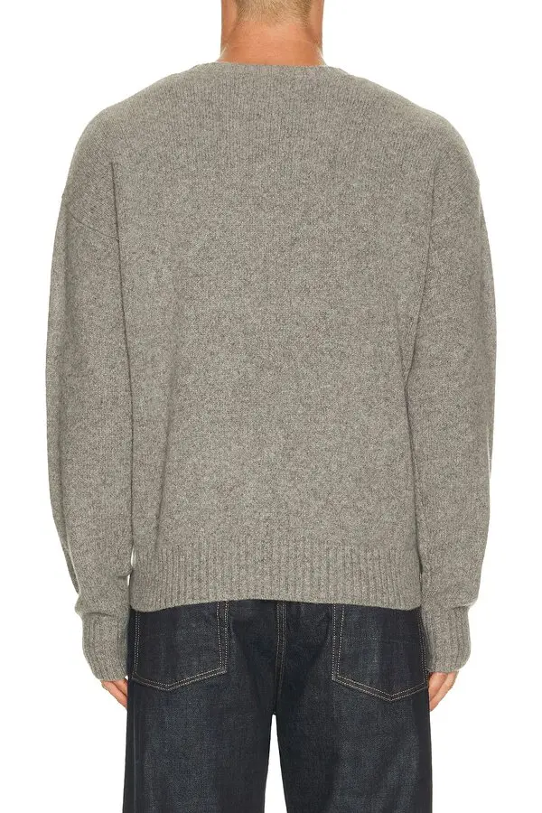 Polo Ralph Lauren Wool Blend Novelty Heritage Bear Crewneck Sweater