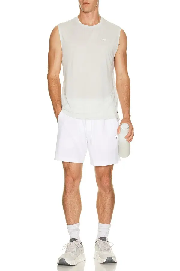 Vuori Crosscourt Pro Unlined 7 Short - White