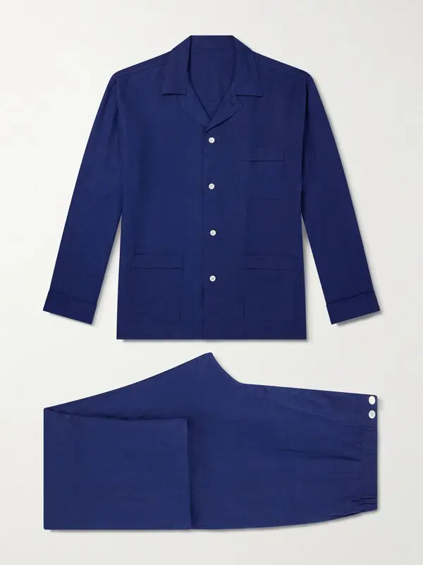 Anderson & Sheppard Linen Pyjama Set