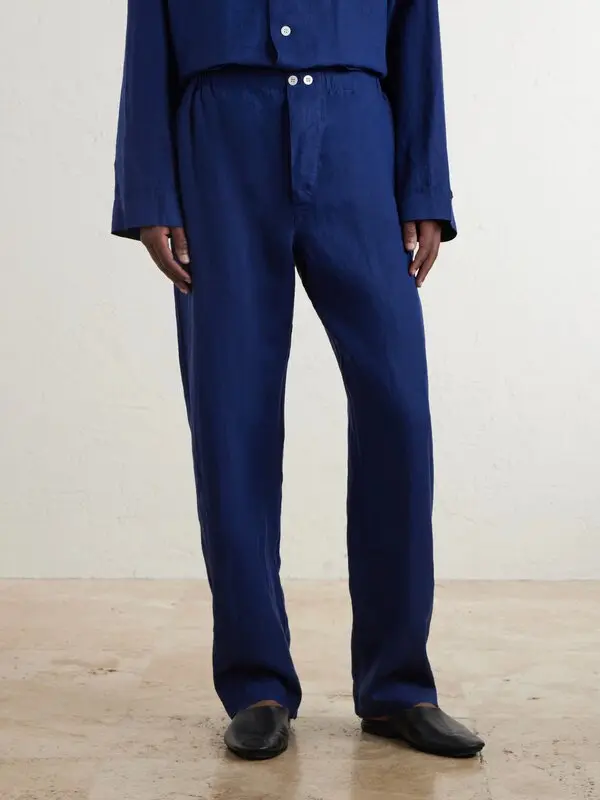 Anderson & Sheppard Linen Pyjama Set