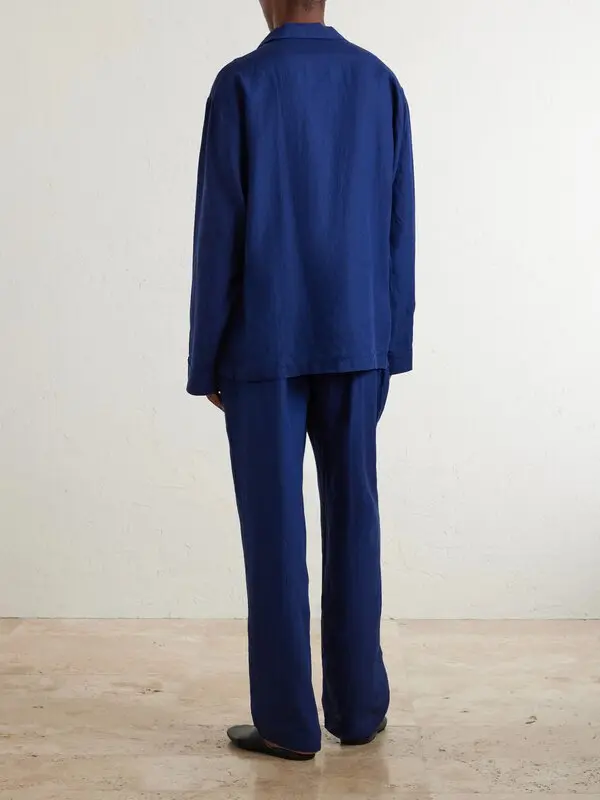 Anderson & Sheppard Linen Pyjama Set
