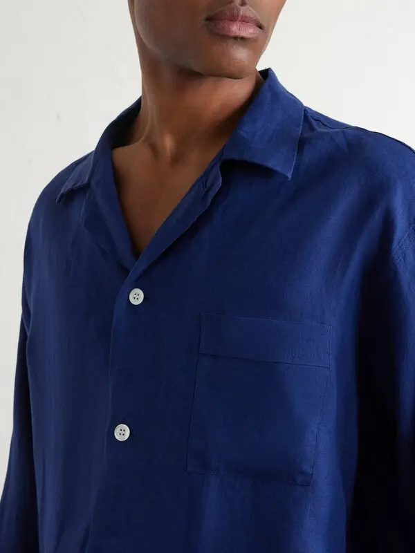 Anderson & Sheppard Linen Pyjama Set