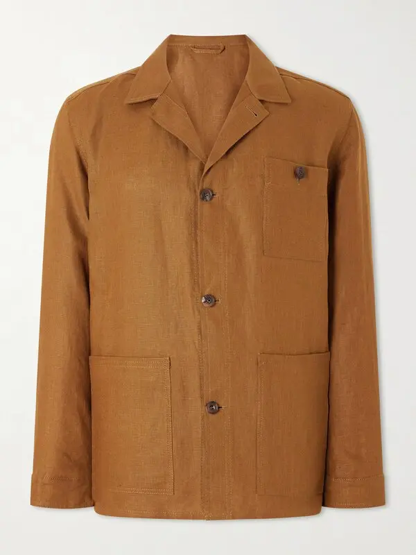Anderson & Sheppard Linen Jacket - Brown