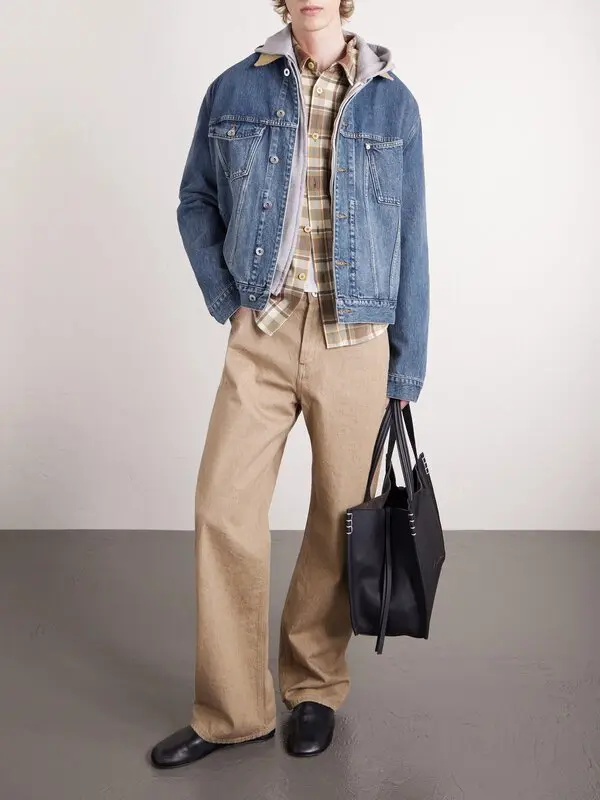JW Anderson Corduroy-trimmed Denim Jacket