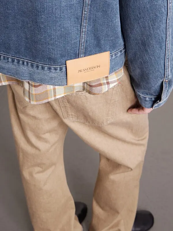 JW Anderson Corduroy-trimmed Denim Jacket