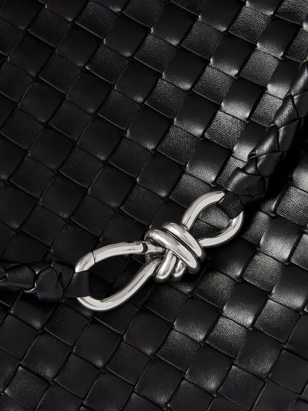 Bottega Veneta Andiamo Large Intrecciato Leather Tote Bag - Black