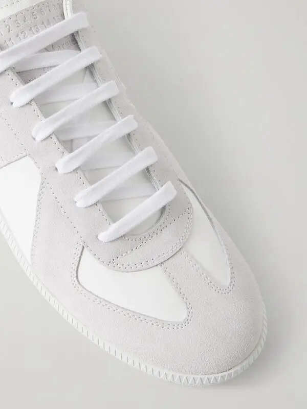 MAISON MARGIELA Replica Leather And Suede Sneakers