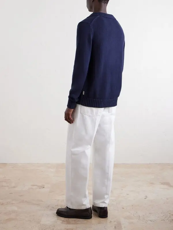Onia Cotton Polo Sweater