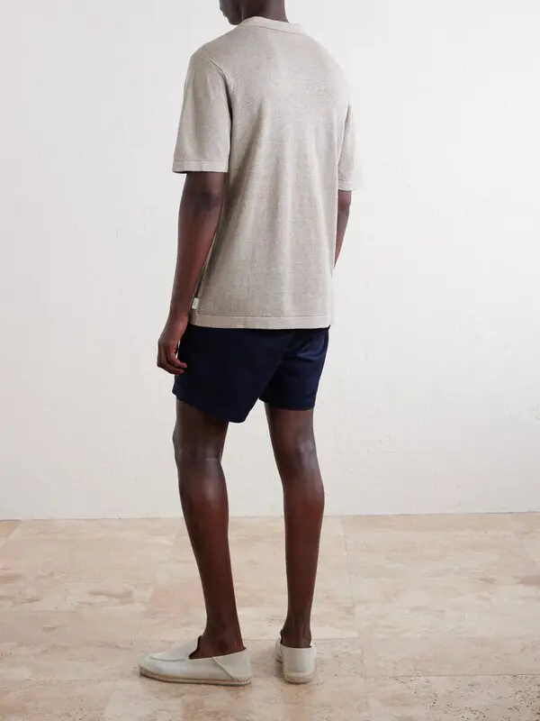 Onia Linen Polo Shirt
