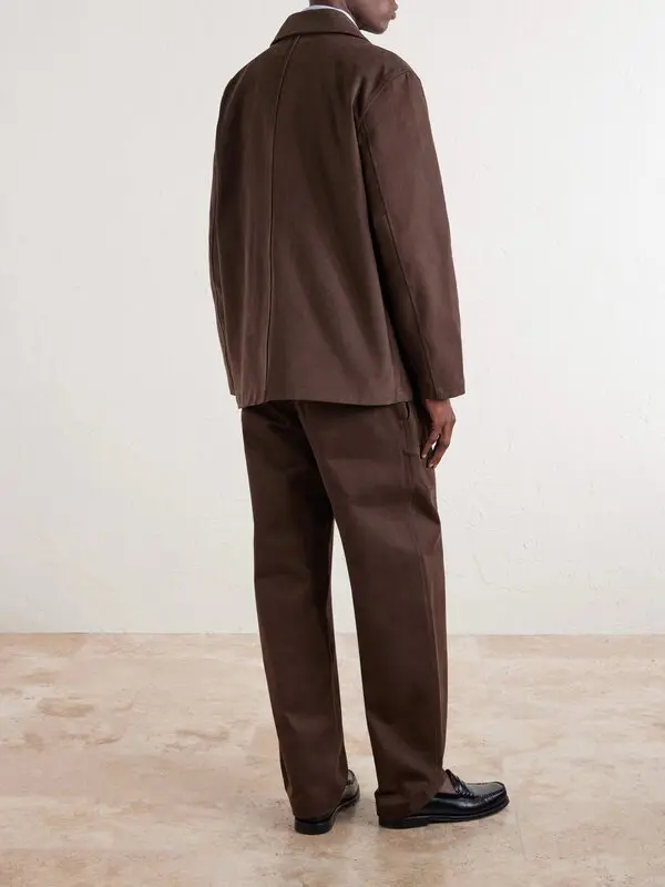 De Bonne Facture Traveler Cotton-twill Suit Jacket