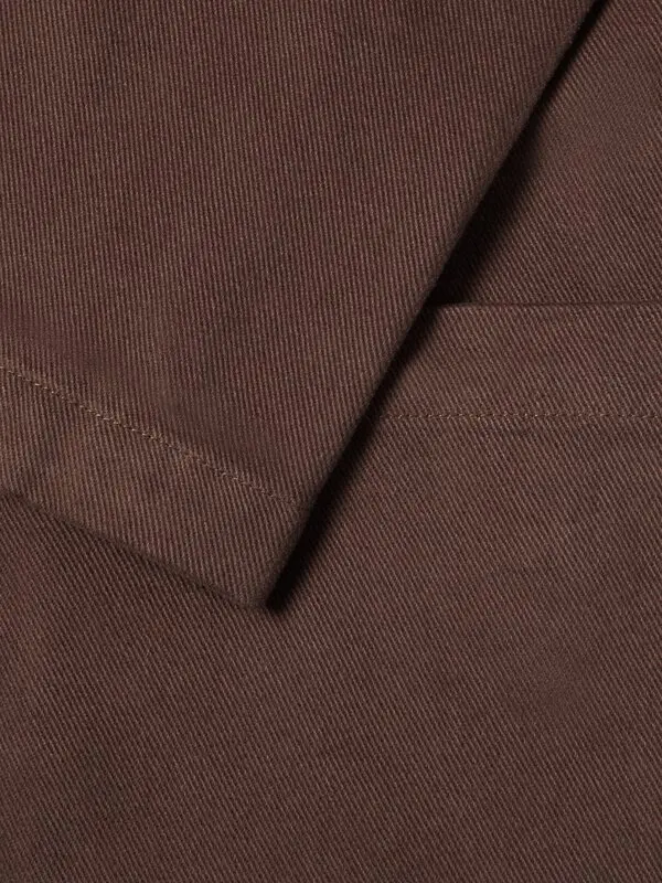 De Bonne Facture Traveler Cotton-twill Suit Jacket
