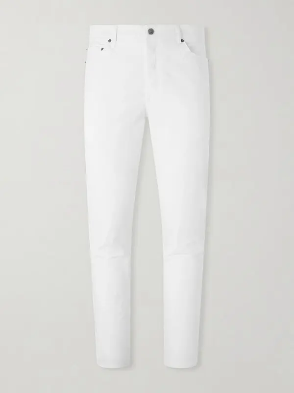 Onia Straight-leg Cotton-blend Trousers